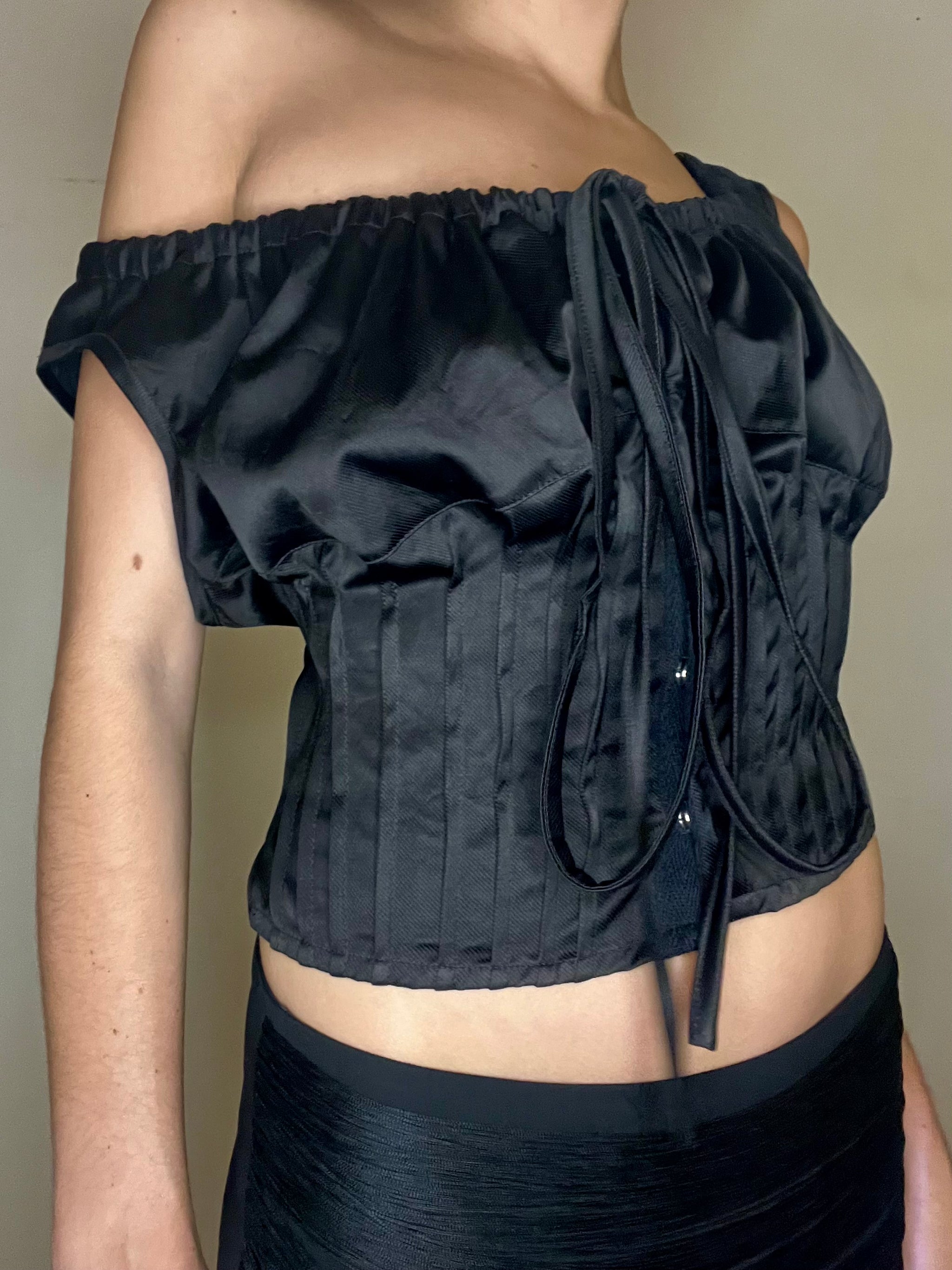 Corset Cover Black