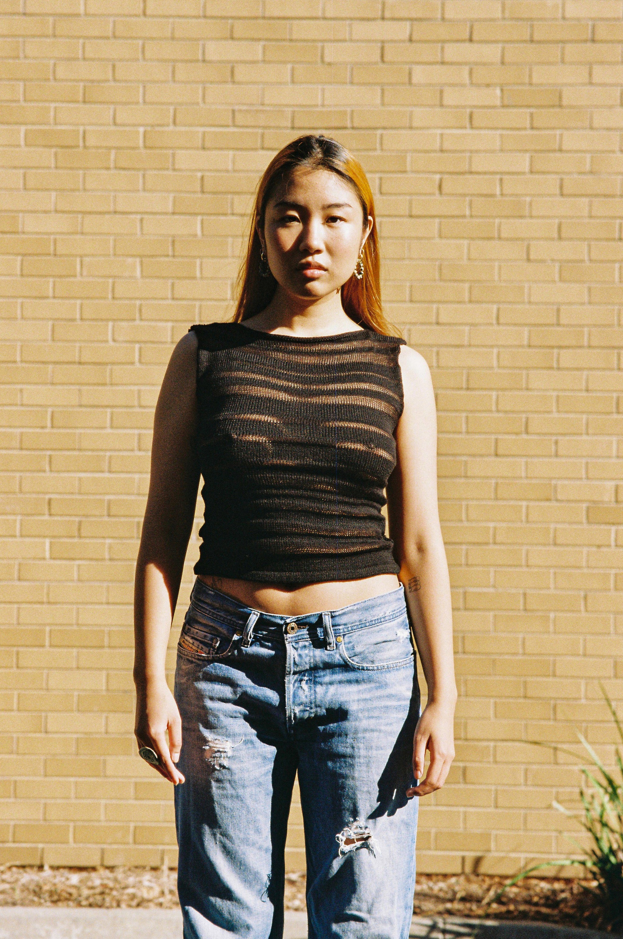 Soft Fade Tank Black